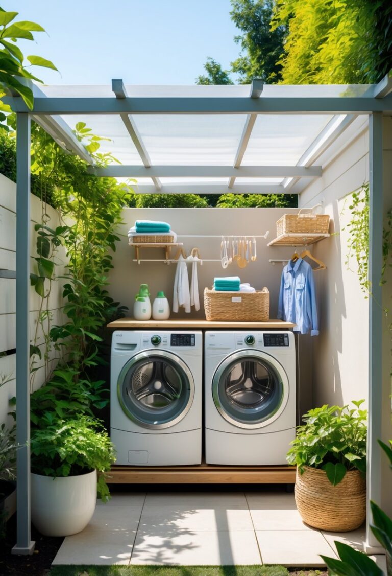 12 Clever Outdoor Laundry Room Ideas for Small Homes to Maximize Space ...